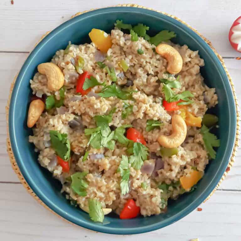 Masala Oats - Indian Savory Oats Upma - Profusion Curry