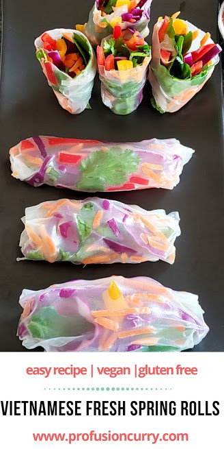 Easy Vietnamese Spring Rolls - Profusion Curry