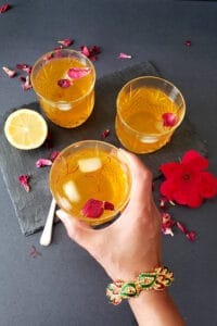 Saffron and Rose Infused Lemonade - Profusion Curry