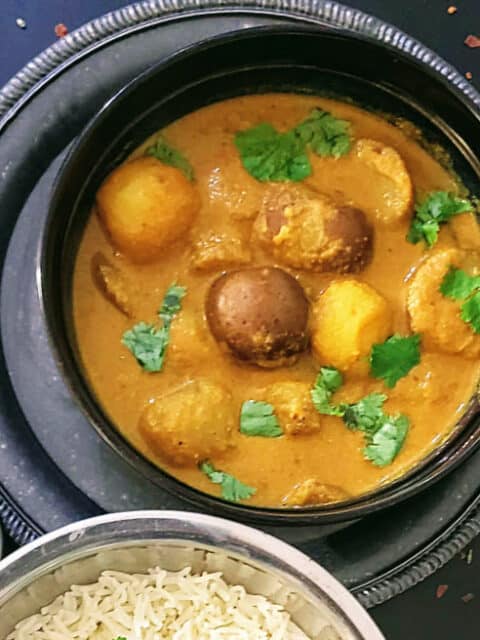 Instant Pot Easy Dum Aloo - Indian Potato Curry - Profusion Curry