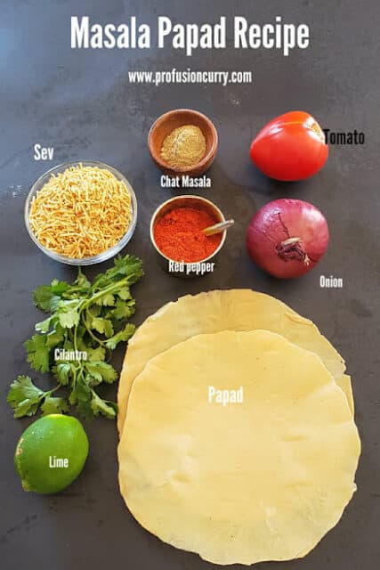 Masala Papad Recipe - Profusion Curry