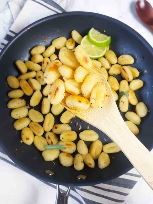 Pan Fried Gnocchi - Profusion Curry