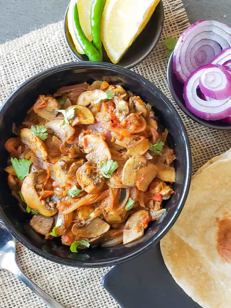 Mushroom Masala Recipe - Profusion Curry
