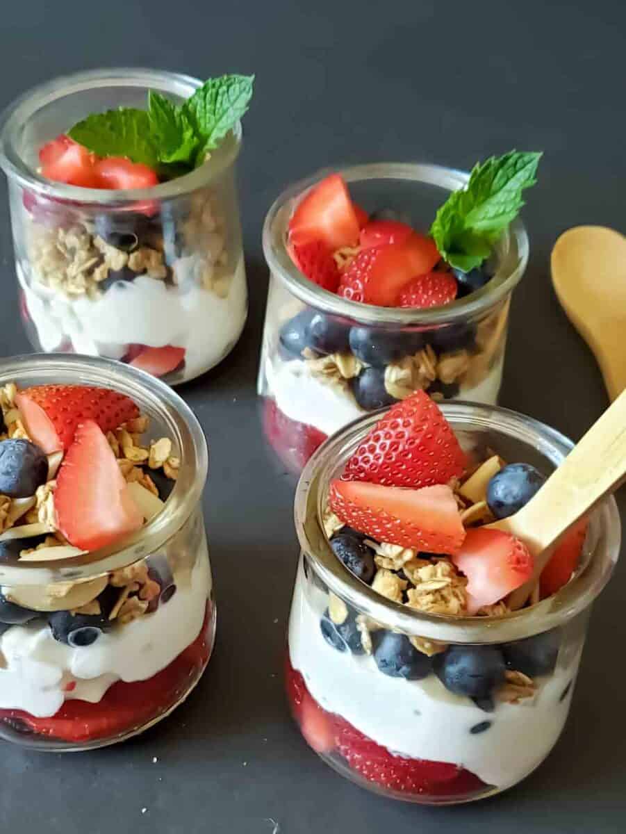 Cottage Cheese and Fruit Parfaits - Profusion Curry