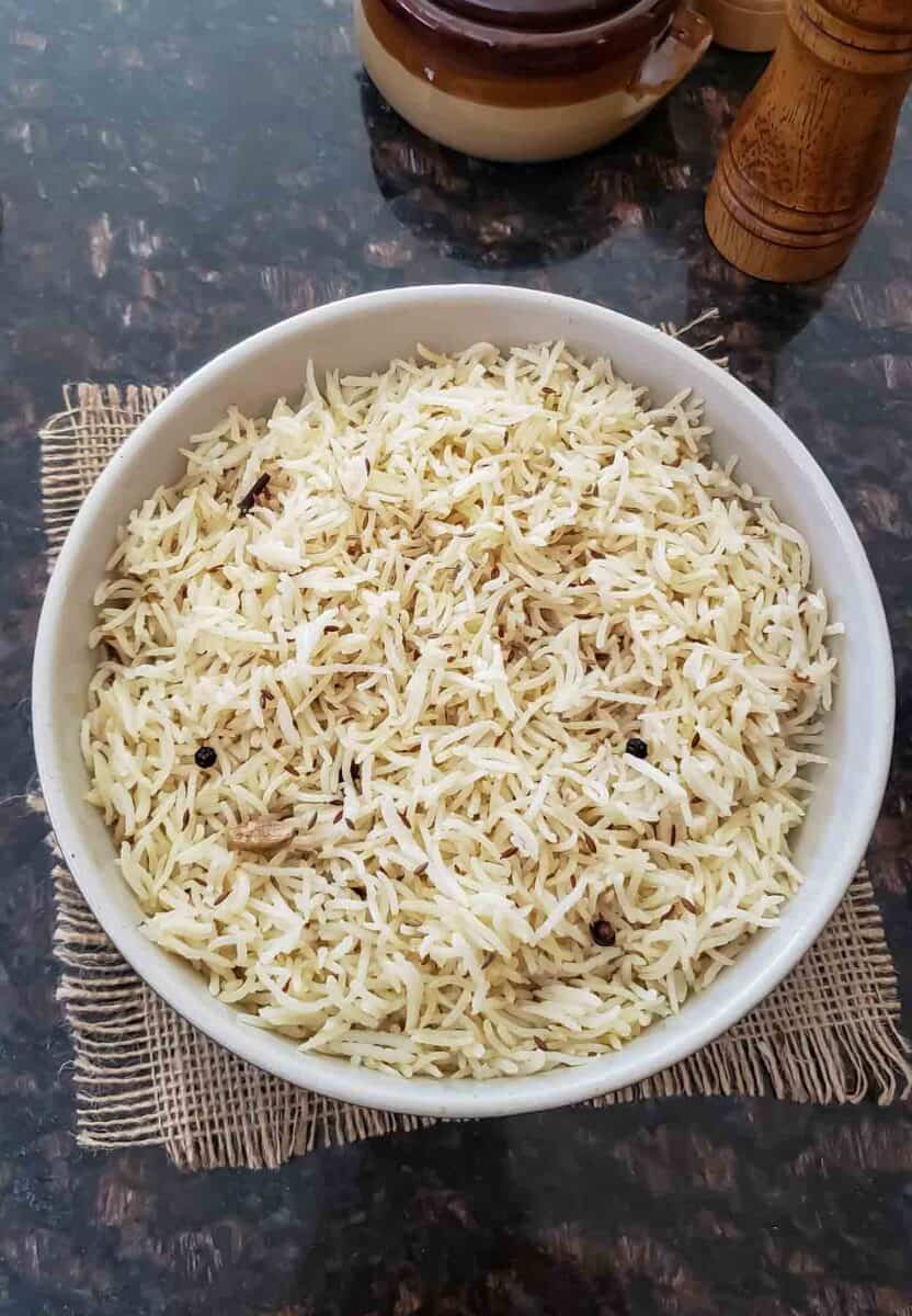Jeera Rice - Indian Cumin Rice - Profusion Curry