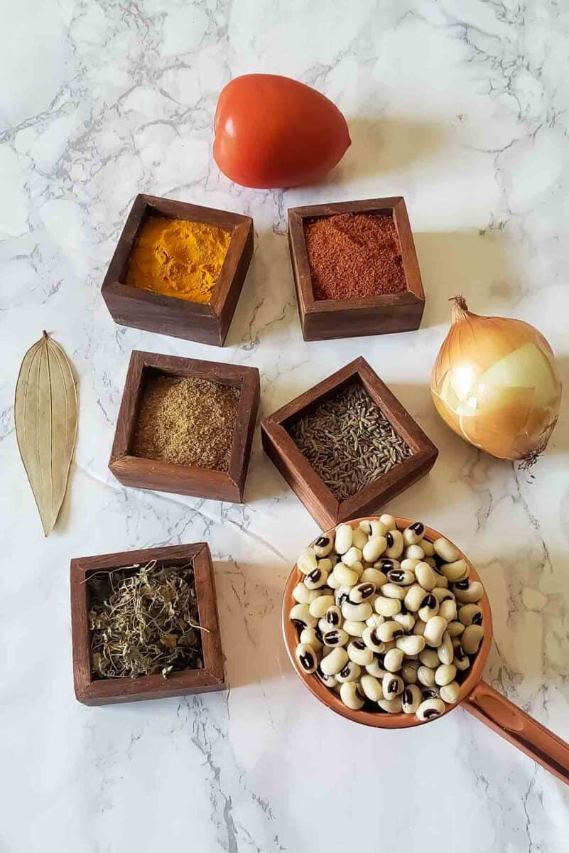 Lobia Masala - Indian Black Eyed Peas Curry - Profusion Curry