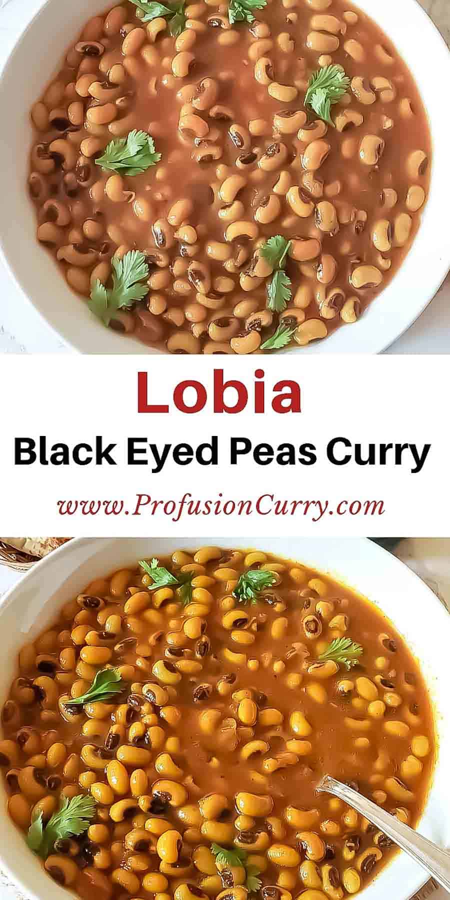 Lobia Masala - Indian Black Eyed Peas Curry - Profusion Curry