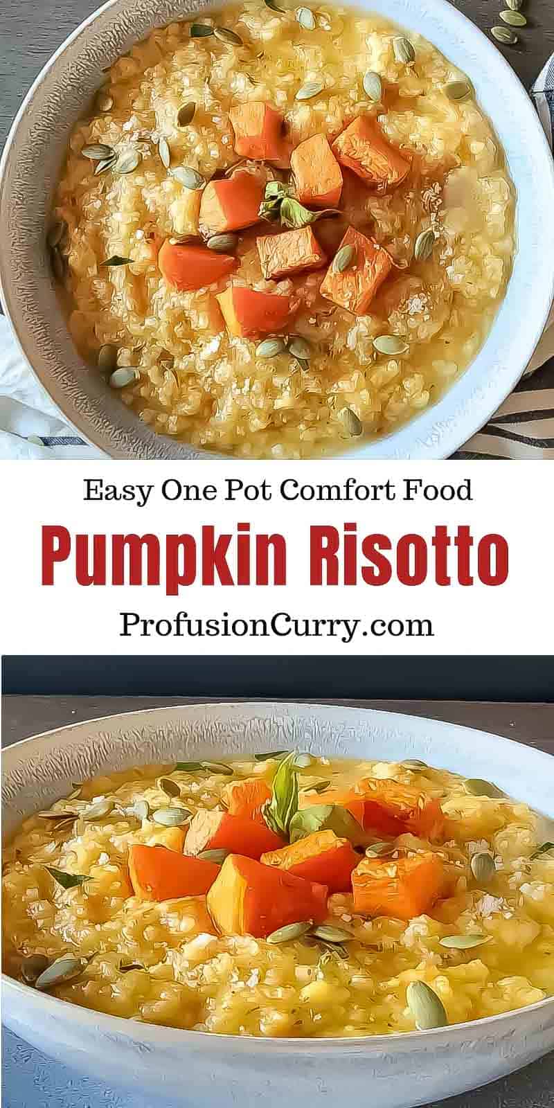 Pumpkin Risotto - Profusion Curry