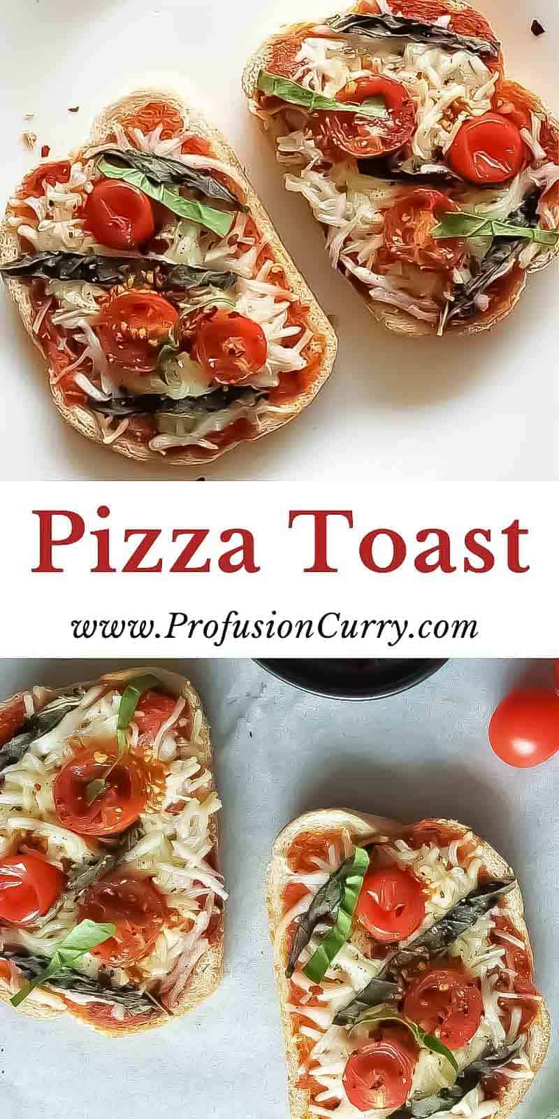 Pizza Toast Recipe - Profusion Curry