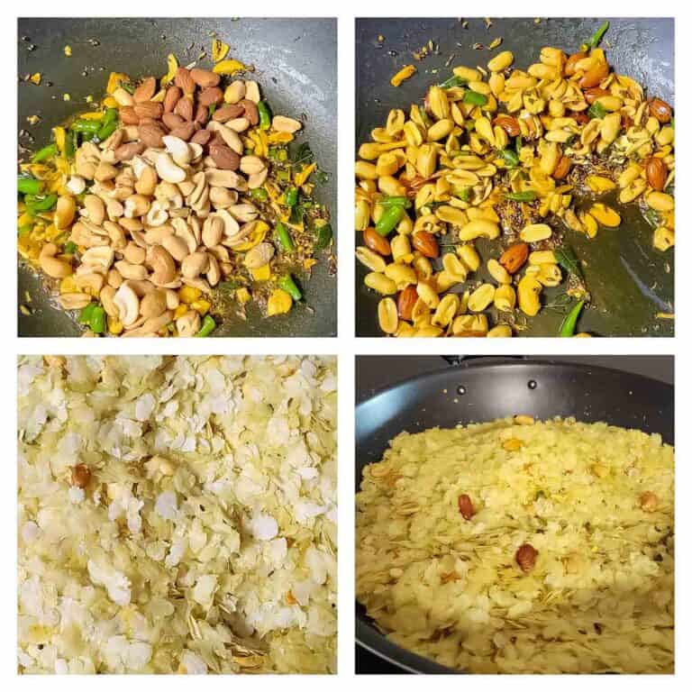Roasted Poha Chivda Recipe - Profusion Curry