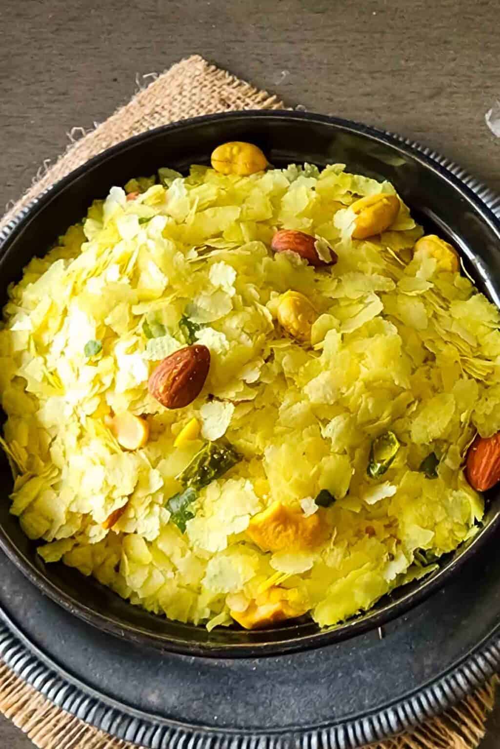 Roasted Poha Chivda Recipe - Profusion Curry