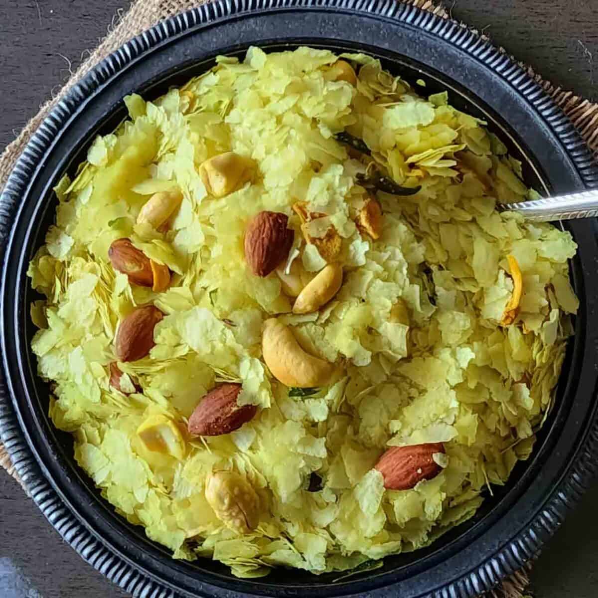 Roasted Poha Chivda Recipe - Profusion Curry