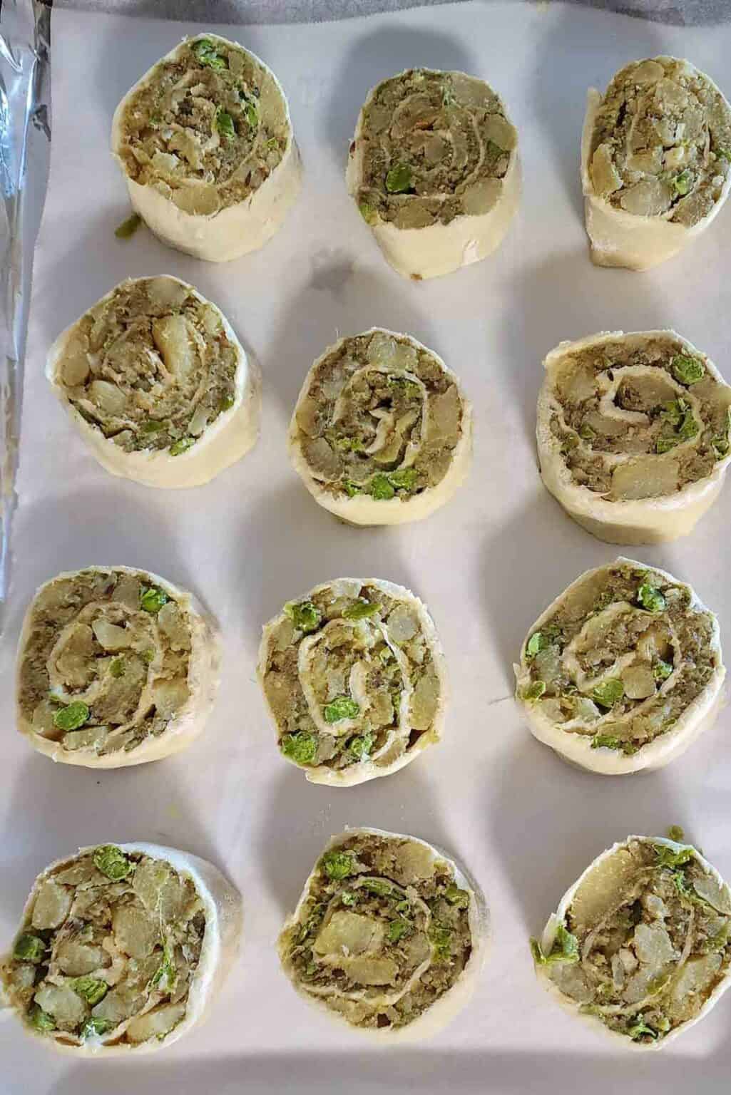 Samosa Puff Pastry Pinwheels - Profusion Curry