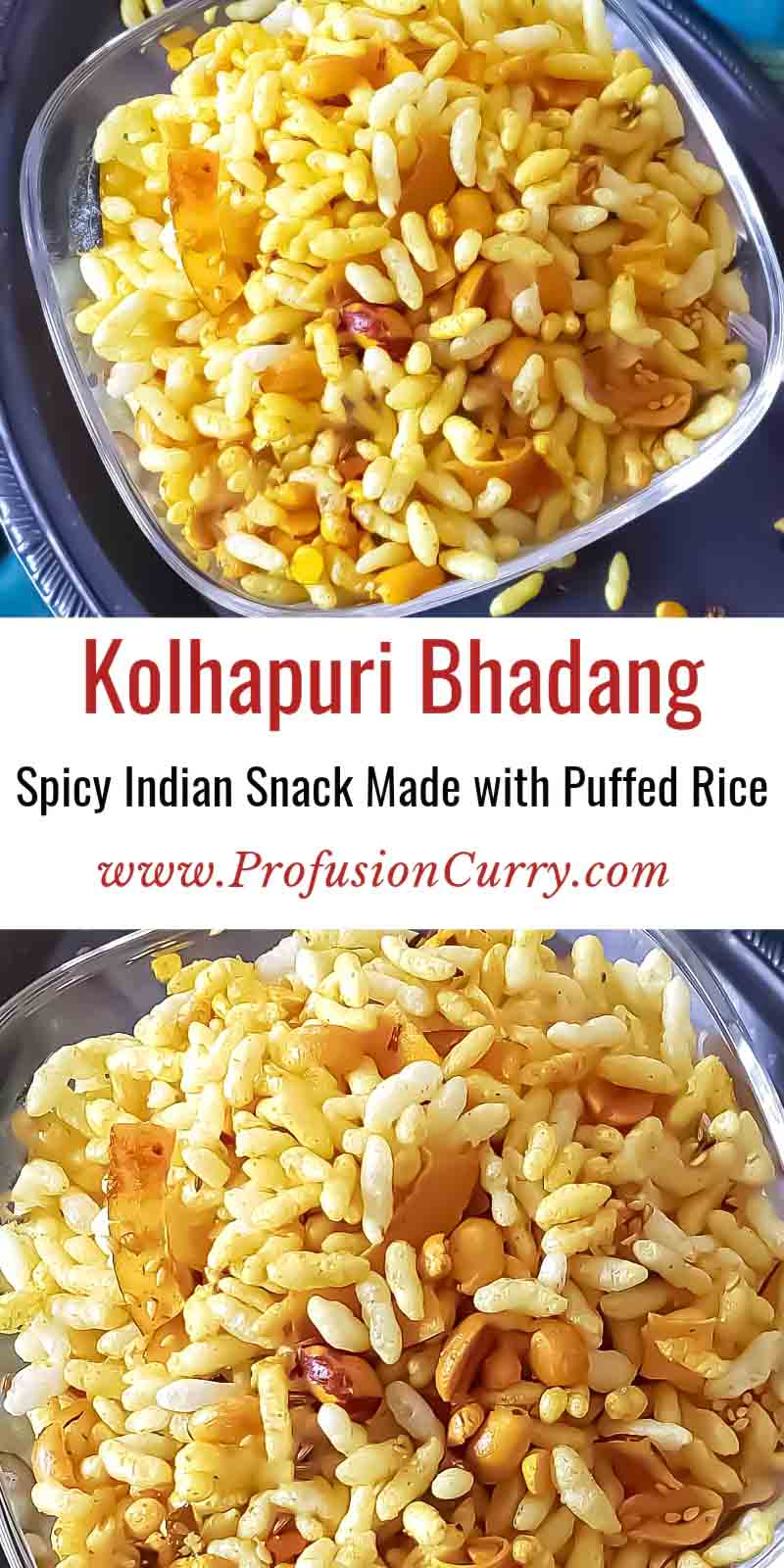 Kolhapuri Bhadang Indian Snack Recipe - Profusion Curry