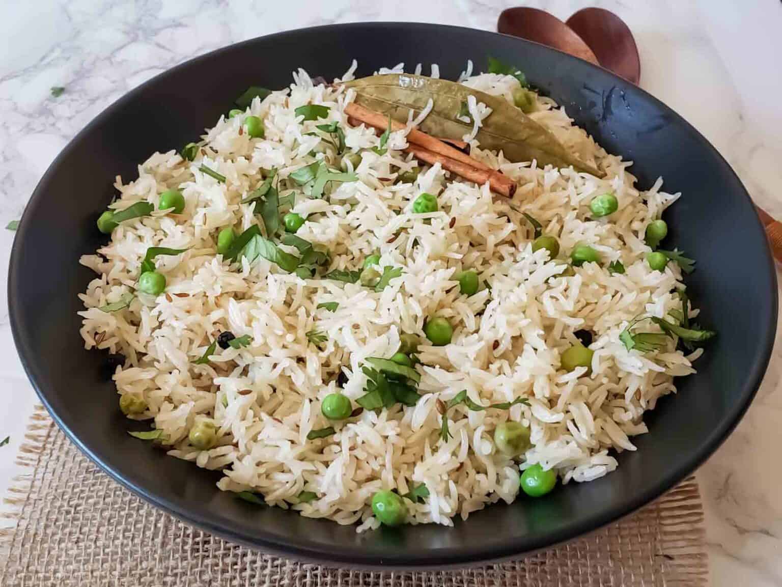 Peas Pulao (Matar Pulao) - Profusion Curry